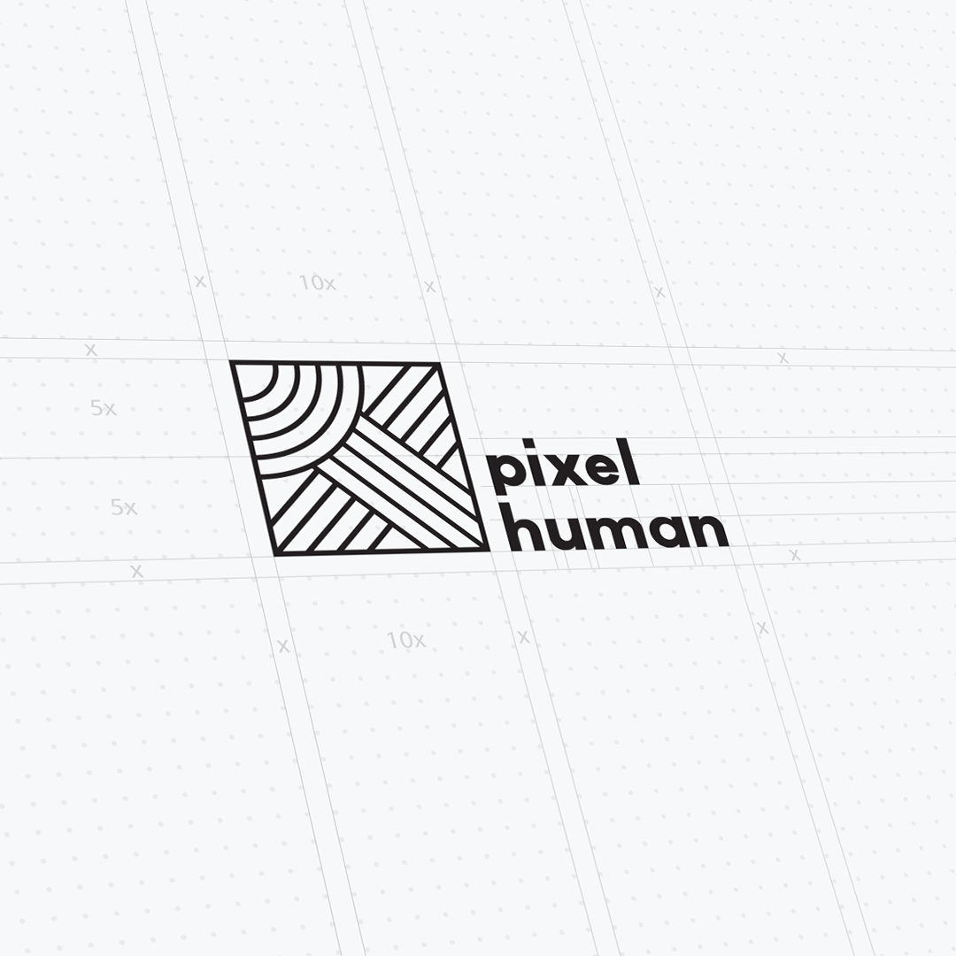 Our logo design and branding | pixel human